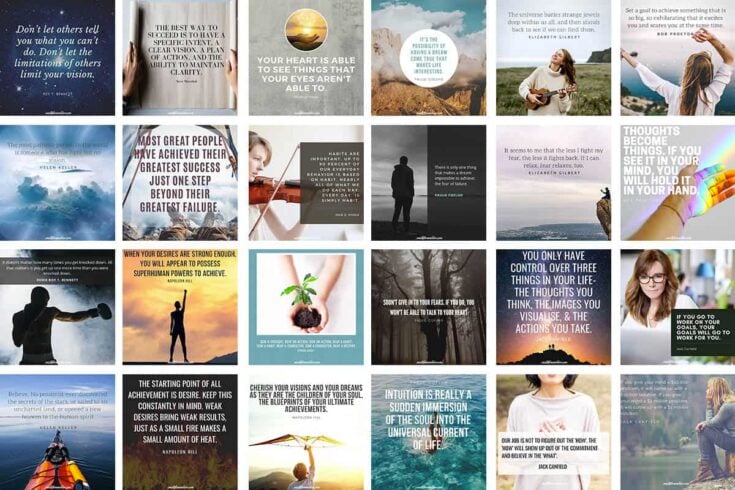 55 Powerful Vision Board Quotes To Download And Print – Midlife Rambler