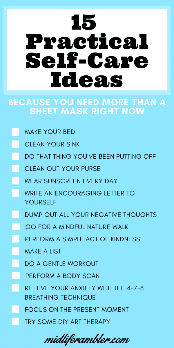 15+ Practical Self-Care Ideas To Keep Your Worry And Anxiety Under ...