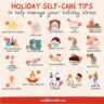 25 Essential Tips For Holiday Self Care - Manage Holiday Stress ...