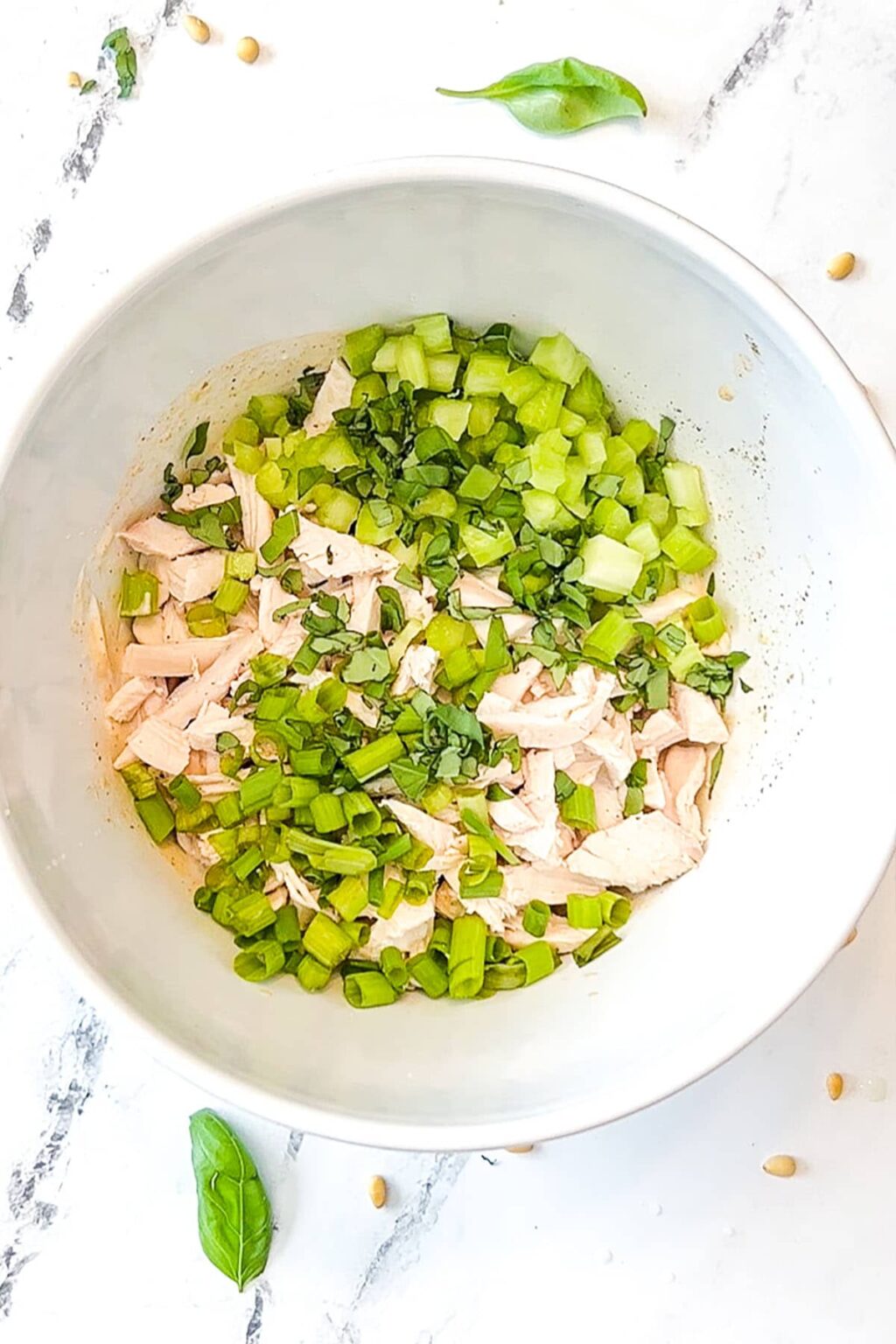 Healthy Lemon Basil Chicken Salad – Midlife Rambler