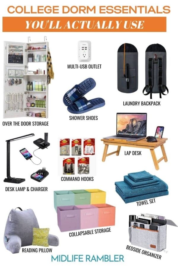 13 College Dorm Essentials You'll Actually Use [2022] – Midlife Rambler