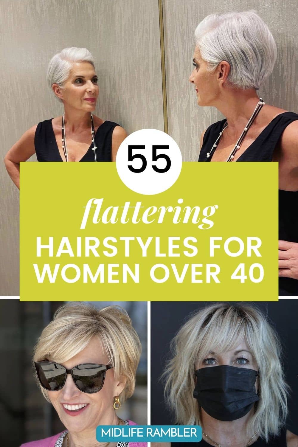 55+ Flattering Haircuts And Hairstyles For Women Over 40 – Midlife Rambler