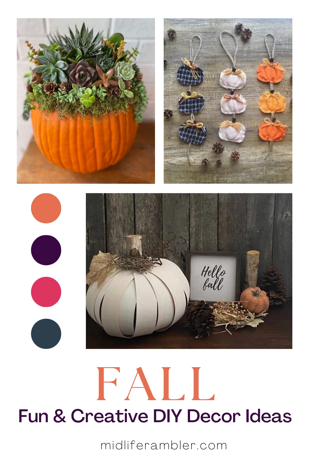 12 Fun & Creative DIY Decor Ideas For Fall – Midlife Rambler
